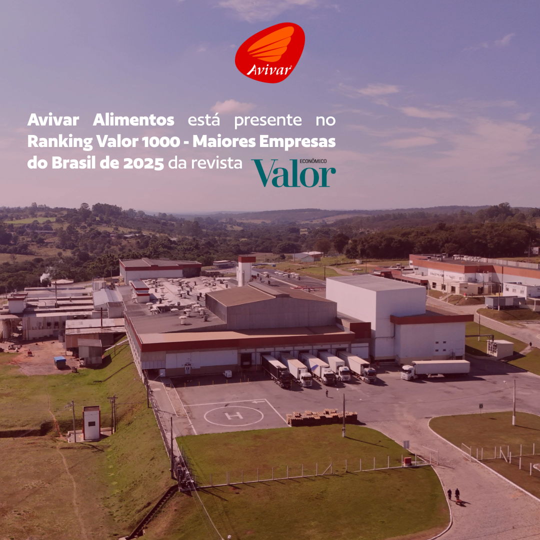 Avivar Alimentos avança no Ranking Valor 1000 Maiores do Brasil e ...